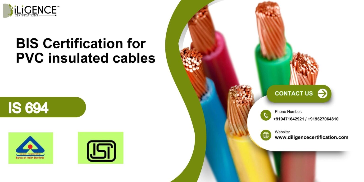 BIS Certification For PVC Insulated Cables IS 694 Safety