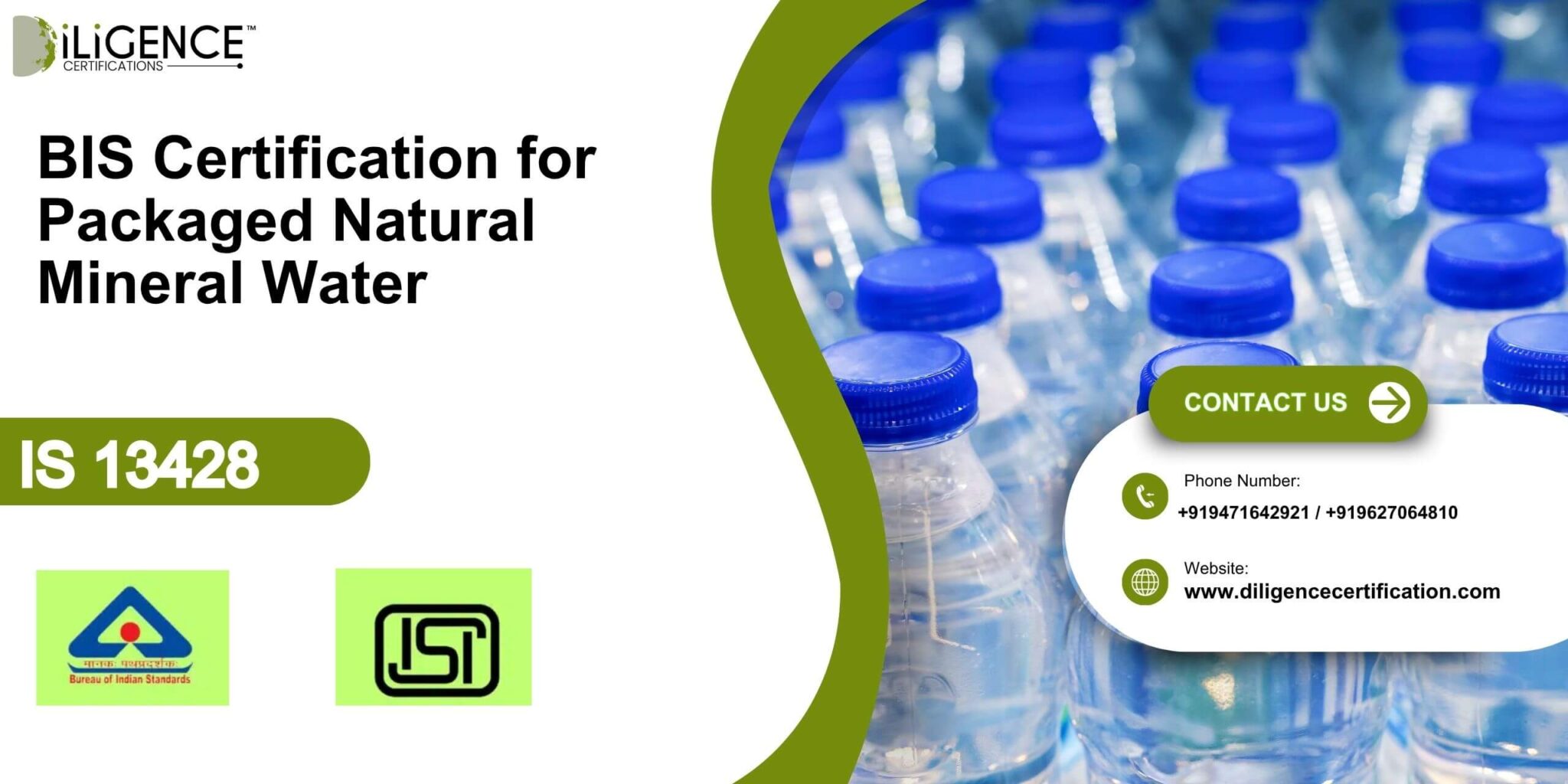 BIS Certification For Packaged Natural Mineral Water IS 13428