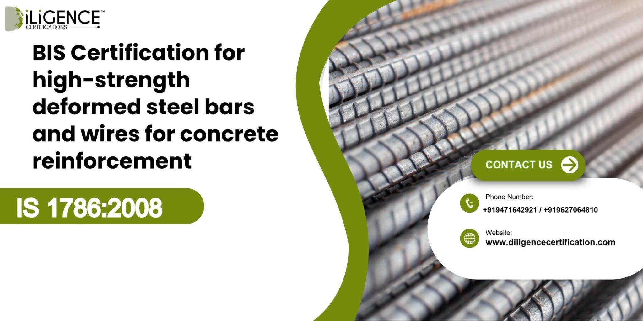 BIS Certification For High-strength Deformed Steel IS 1786