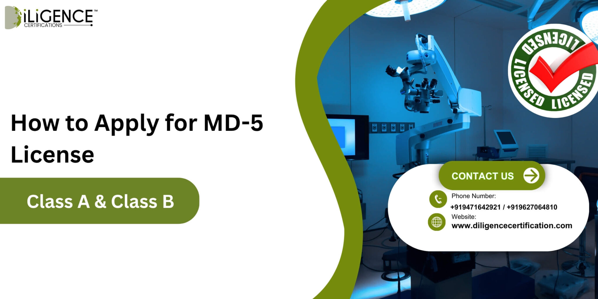 MD-5 License For Class A & B Devices – Stepwise Process