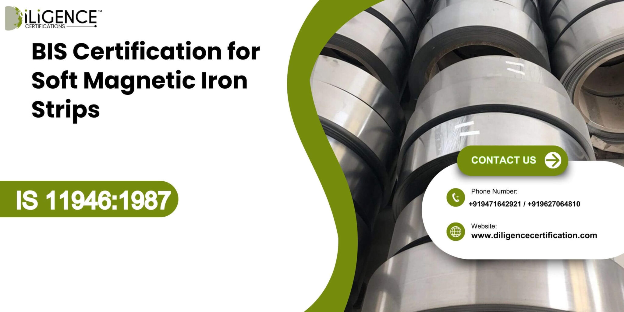 BIS Certification For Soft Magnetic Iron Strips IS 11946