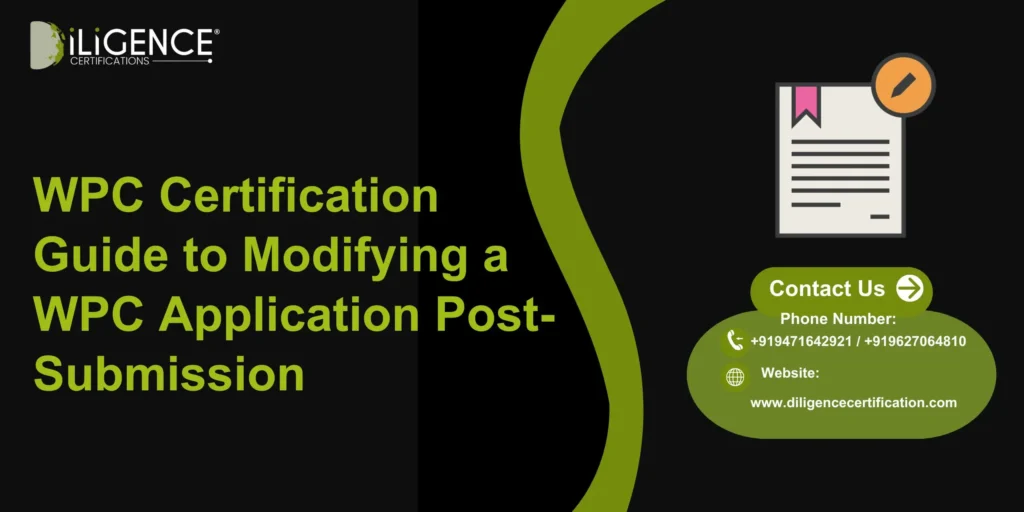 WPC Certification Guide To Modifying An Application Post-Submission